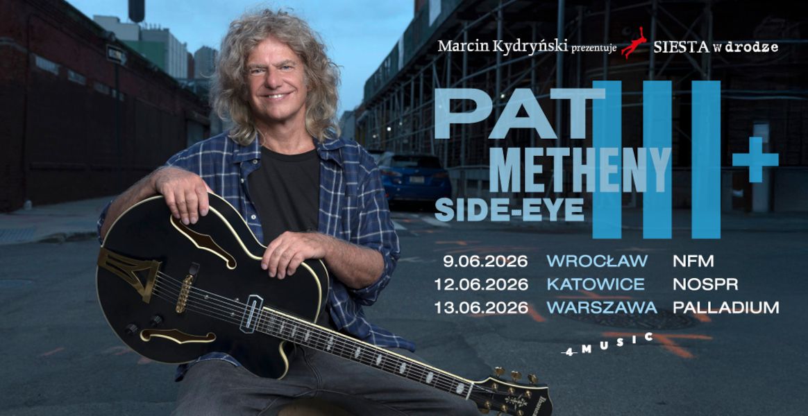 Pat Metheny 2026 – koncerty w Polsce: Wrocław, Katowice, Warszawa – bilety