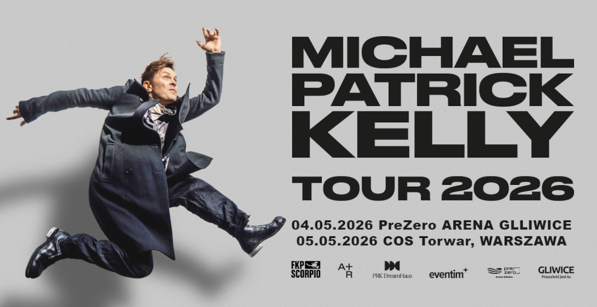 Michael Patrick Kelly w 2026 zagra dwa koncerty w Polsce!