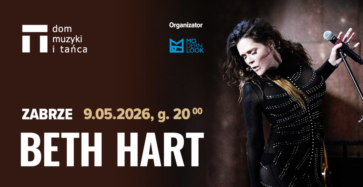 Beth Hart – koncert 09.05.2026, Zabrze, Dom Muzyki i Tańca – bilety