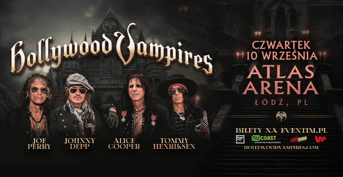 Hollywood Vampires Łódź 2026 – Atlas Arena - bilety
