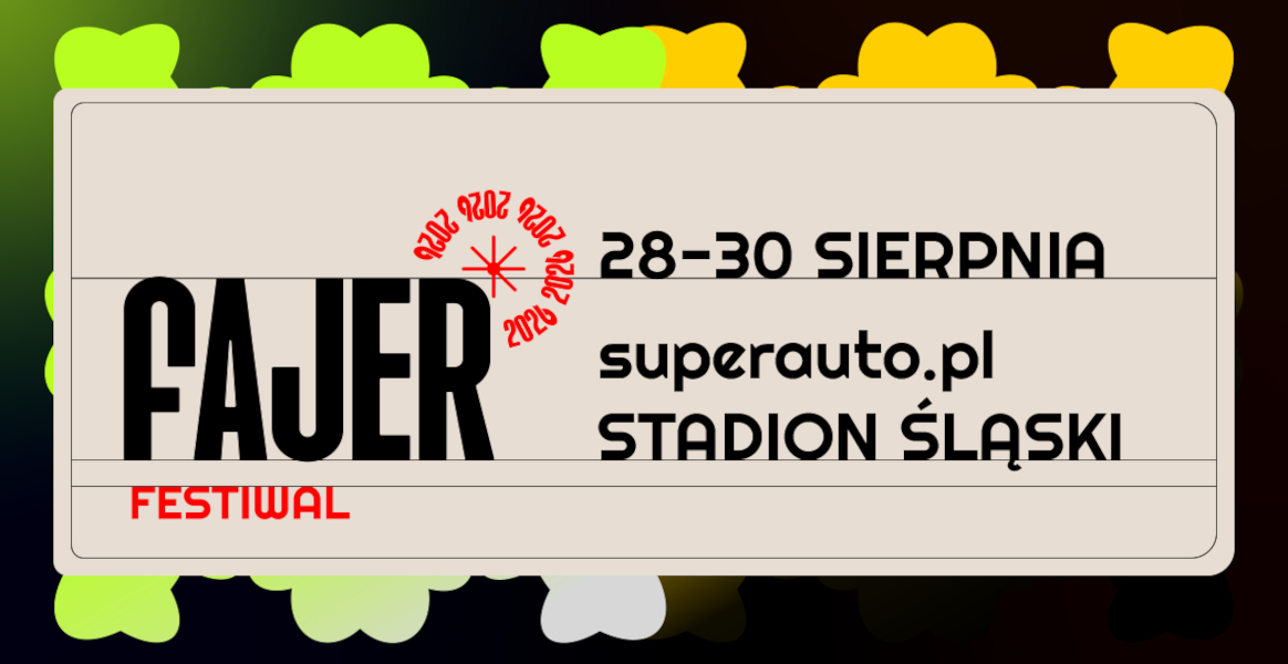 Fajer Festiwal 2026 – 28-30 sierpnia – bilety