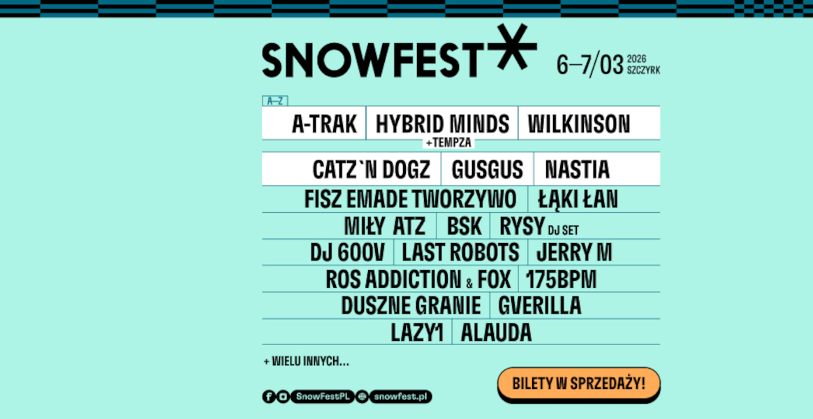 SnowFest Festival 2026 – 6-7 marca w Szczyrku – bilety