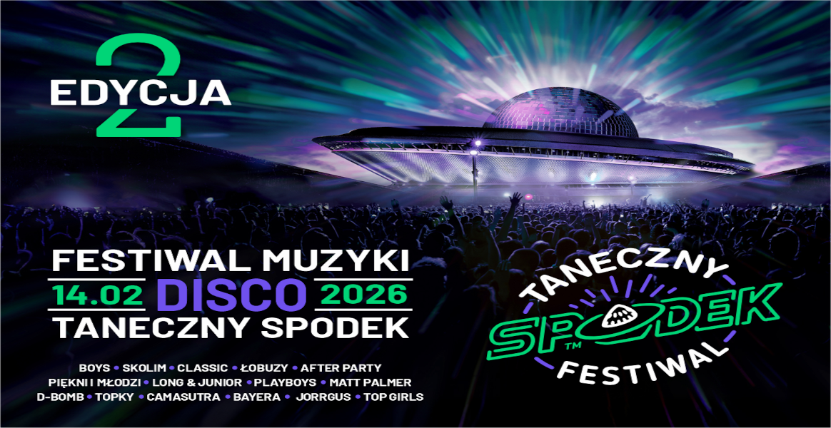 Taneczny Spodek 2026 – Walentynki z disco w Katowicach! – bilety
